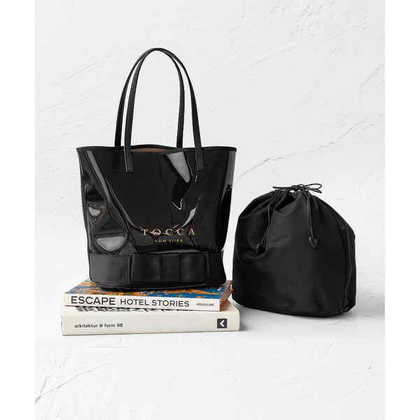 【楽天市場】SHEER RIBBON PVC TOTE トートバッグ／トッカ（TOCCA）：丸井（マルイ）楽天市場店