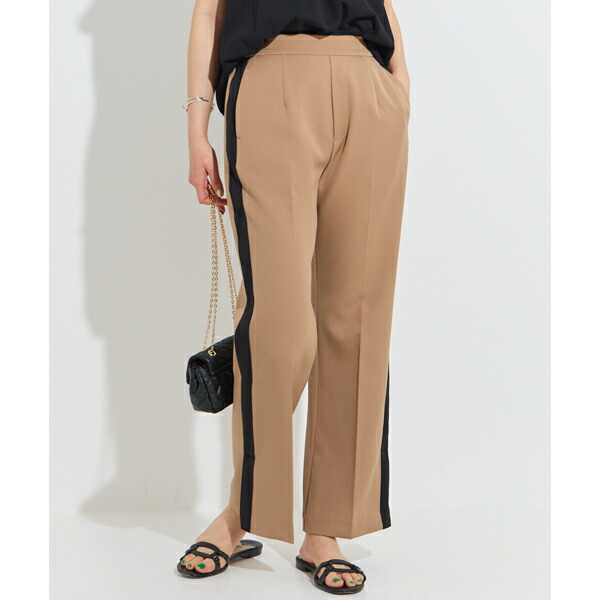 【楽天市場】【新色追加】[洗える]ラインスリットパンツ／ラビアンジェ（LAVEANGE）：丸井（マルイ）楽天市場店