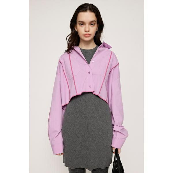 【楽天市場】CROPPED OVER LOCK UP シャツ／スライ（SLY）：丸井（マルイ）楽天市場店