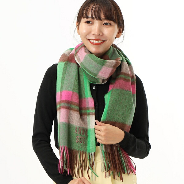【楽天市場】ANNA SUI アナ スイ ウールチェックストール／アナ スイ（ANNA SUI）：丸井（マルイ）楽天市場店