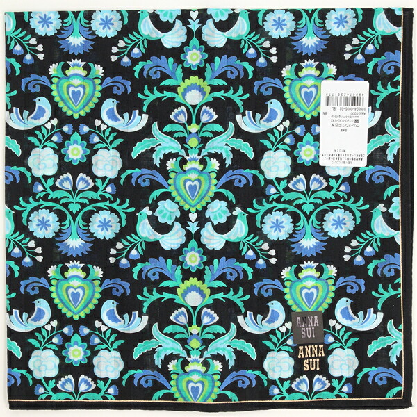 【楽天市場】アナスイ プリントハンカチ 唐草模様 【ANNA SUI】／アナ スイ（ANNA SUI）：丸井（マルイ）楽天市場店