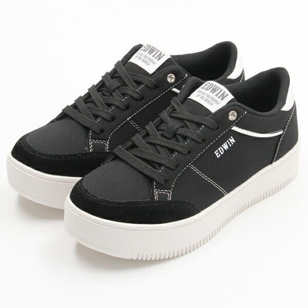 【楽天市場】エドウイン 軽量 ボリュームソール シンプル コート スニーカー EDW-4325／エドウィン（EDWIN）：丸井（マルイ）楽天市場店