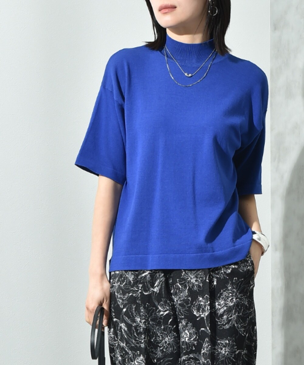 【楽天市場】【接触冷感】ボックスシルエットハイネックプルオーバー／インタープラネット（INTERPLANET）：丸井（マルイ）楽天市場店