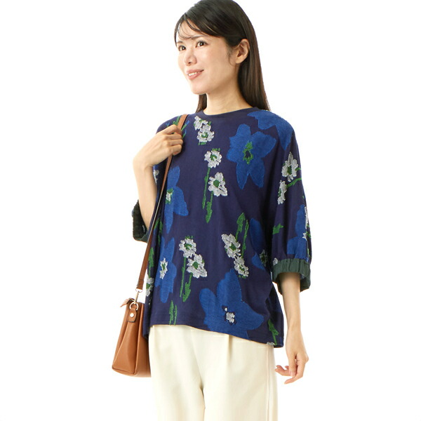 【楽天市場】32/-スターフラワーカットジャカードドルマンカットソー／スーパーハッカ（SUPER HAKKA）：丸井（マルイ）楽天市場店