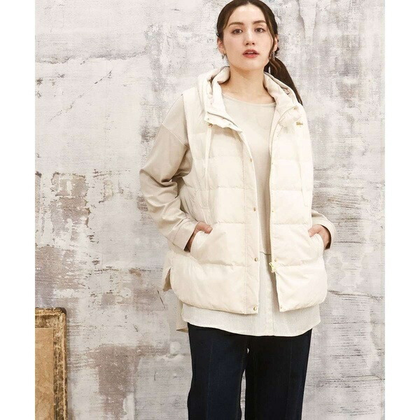 楽天市場】m.f.エディトリアル 【ダウン】 【撥水】シームレス フード