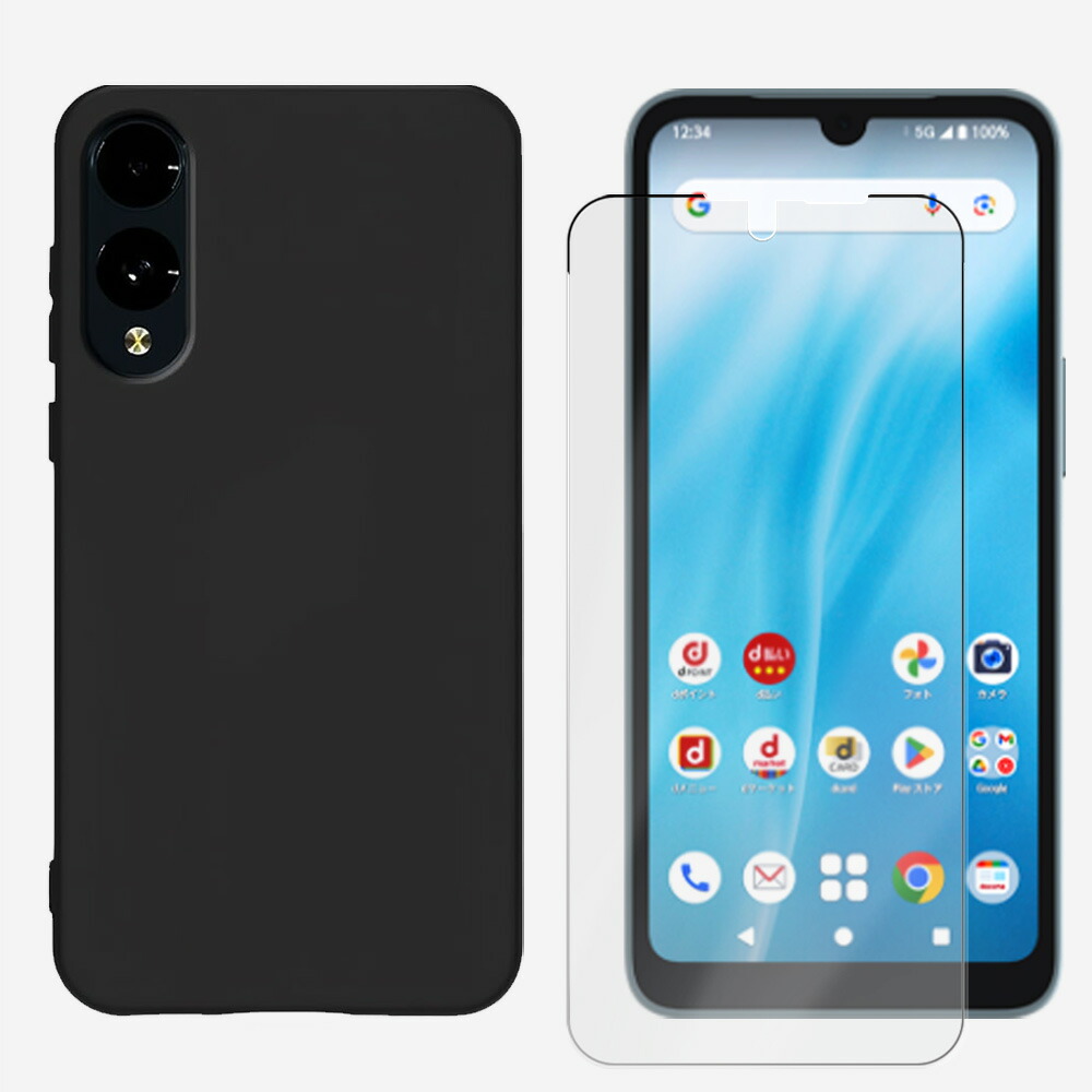 【楽天市場】保護フィルム付き｜ARROWS WE2 M07 ケース 黒 ソフト スマホケース 保護カバー IPhone 16 E Wish5 ...