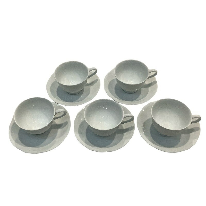 【楽天市場】ノリタケ（Noritake）コティホワイト ティー・コーヒー碗皿 5客セット F9587/1470 【中古】KB-8740：壱六屋 ...