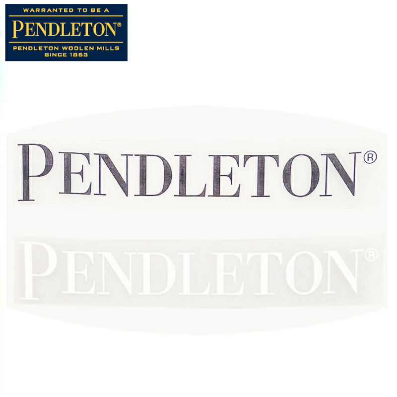 【楽天市場】PENDLETON DIE CUT LOGO STICKER L / ダイカットロゴステッカーL / ペンドルトン / シール ...