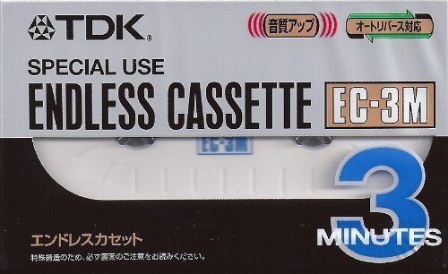 【楽天市場】TDK エンドレスカセット3分 [EC-3MA]：1000カットカルペディエム