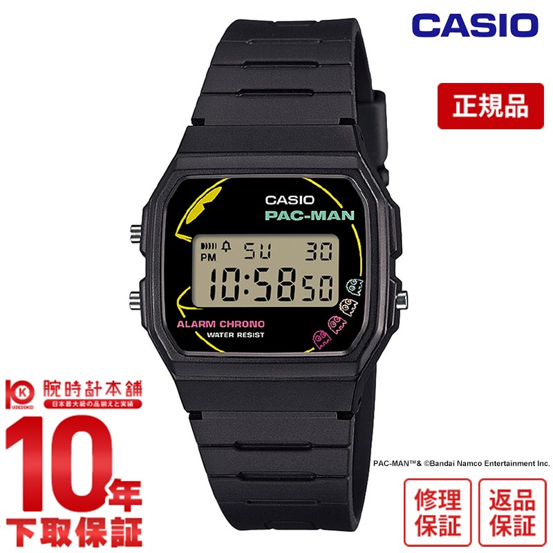 【楽天市場】【イメージ違いも90日間は返品OK！】カシオ CASIO CASIO CLASSIC PACMANコラボレーションモデル第2弾 F-91WPC-1AJR ユニセックス：腕時計本舗