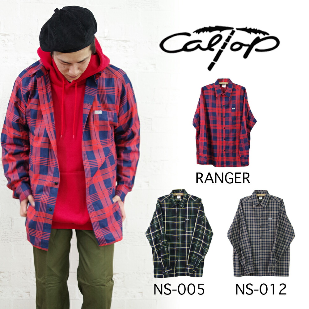 【楽天市場】【CalTop(キャルトップ)】Made In USA FLANNEL L/S SHIRT アメリカ製フランネル長袖シャツ：10ver