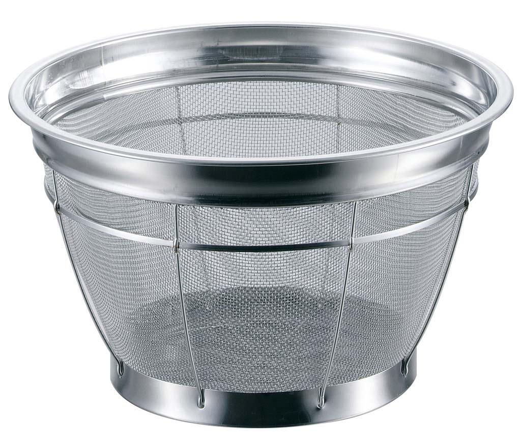 【楽天市場】【在庫限り】BK 18-8 深型ザル(米揚ザル)普通目 33cm 12メッシュ 5升 業務用 0421000：1956レストラン・サプライ
