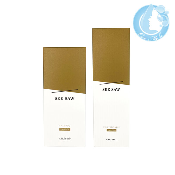 【楽天市場】ルベル シーソー SEE/SAW シャンプー スムース 250ml & トリートメント スムース 200ml セット【送料無料】(ゆうパック RSL1) (RF)：1make 楽天市場店