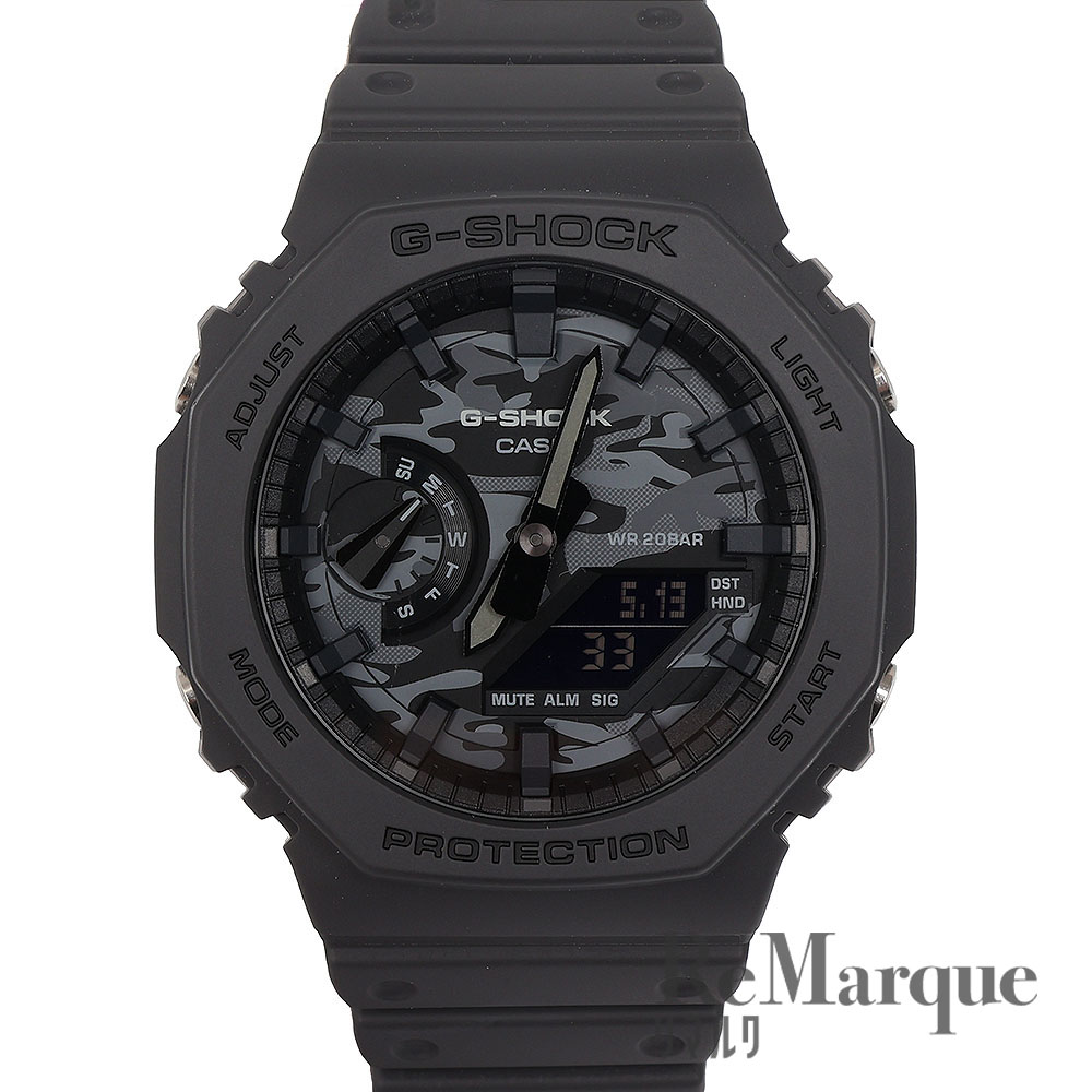 【楽天市場】CASIO（カシオ） Gショック GA-2100CA 迷彩文字盤 カーボン QZ クオーツ メンズ 腕時計【中古】【程度Sランク】：リマルク 楽天市場店