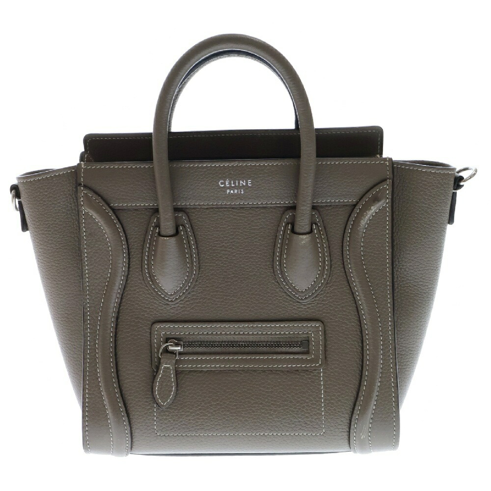 【楽天市場】CELINE(セリーヌ) ラゲージ ナノショッパー スリ レザー 2wayショルダーバック ハンドバック レディース【中古】【程度B】：リマルク 楽天市場店