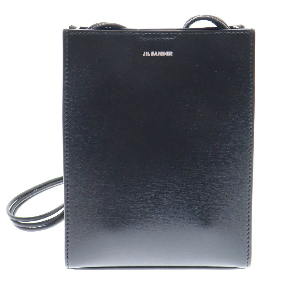 【楽天市場】JIL SANDER(ジルサンダー) Tangle SM タングルSM エンボスロゴ ショルダーバッグ ブラック レザー スモール ユニセックス【中古】【程度A】：リマルク 楽天市場店