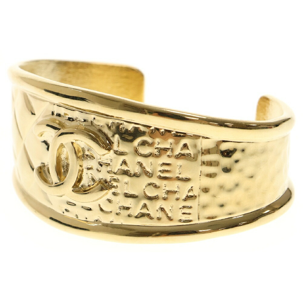 【楽天市場】CHANEL(シャネル) ココマーク バングル メタルゴールド GP L24K #S 新作 アクセサリー【中古】【程度S】：リマ ...