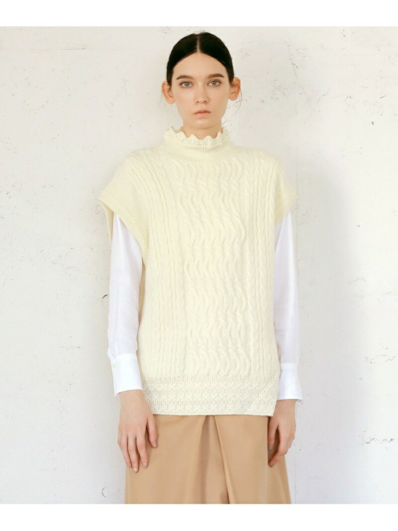 【楽天市場】【SALE／30%OFF】【23区 lab.】アランパターン ニットベスト 23区 ニジュウサンク トップス ベスト・ジレ ...