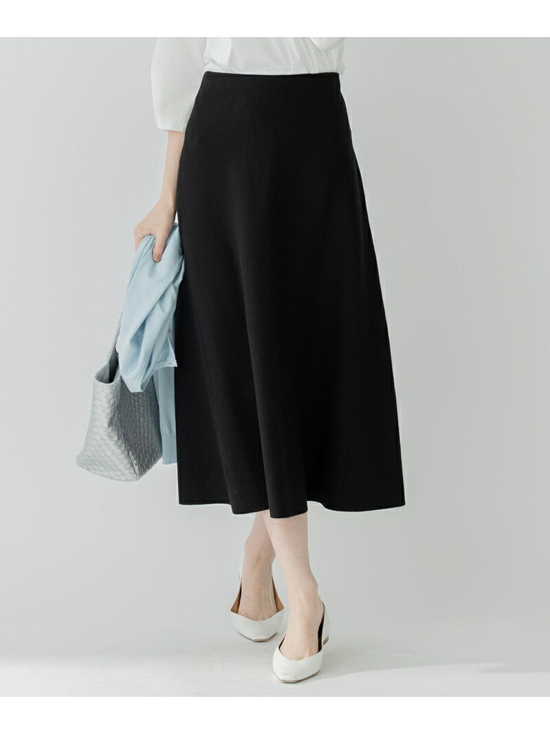 【楽天市場】【SALE／40%OFF】【洗える】テンセルストレッチ フレア ニットスカート 23区 L ニジュウサンク スカート ロング ...