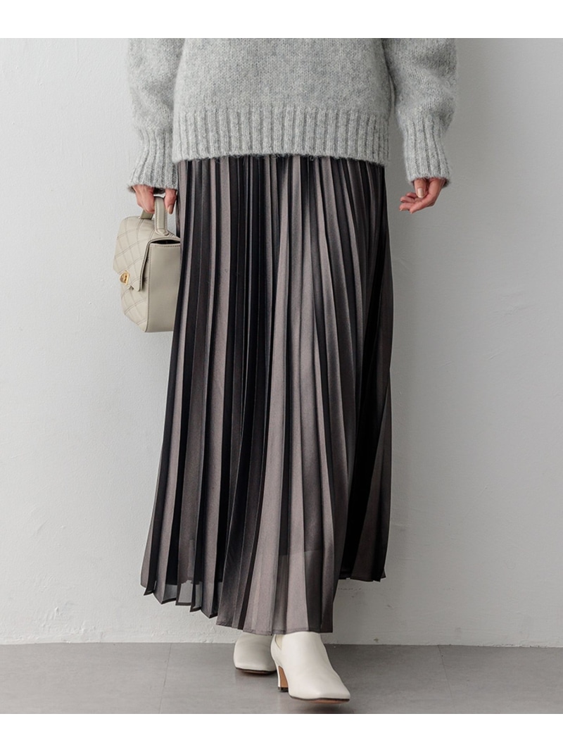 【楽天市場】【SALE／30%OFF】ホイルプリントプリーツ スカート 23区 S ニジュウサンク スカート その他のスカート ブラウン シルバー【RBA_E】【送料無料】[Rakuten ...