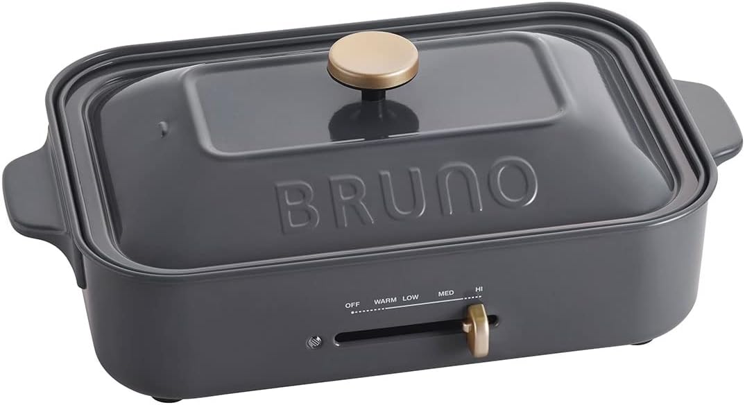 【楽天市場】[BOE021-CH] BRUNO コンパクトホットプレート チャコール 本体＆2種プレート：24EXP