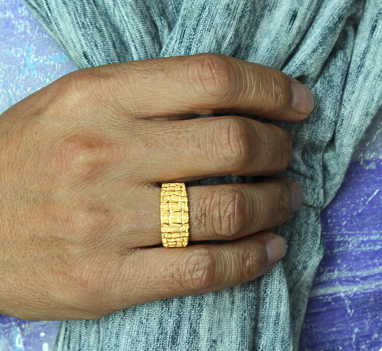 Prima Gold Japan 24K Mens Pure Gold Ring Gold Pure Gold K24YG