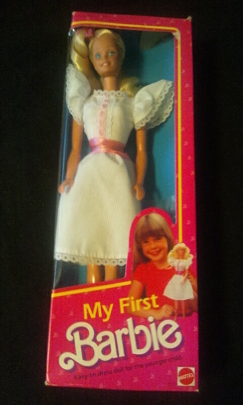 【楽天市場】My First Barbie 1984 ホワイトドレス バービー人形：cadeaux de coppelia