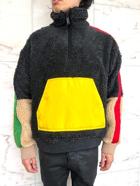 【楽天市場】DSQUARED2（ディースクエアード）【RAIN TEDDY PATCH JACKET】マルチカラーフリースアノラックジャケット ...