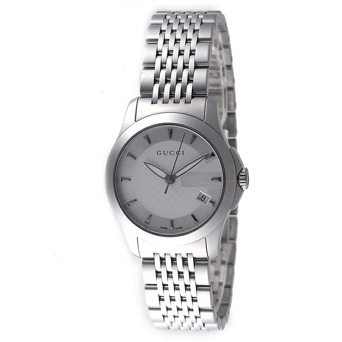 【楽天市場】グッチ 腕時計 GUCCI 時計 レディース G-タイムレス G-TIMELESS / シルバー YA126501：Brand ...