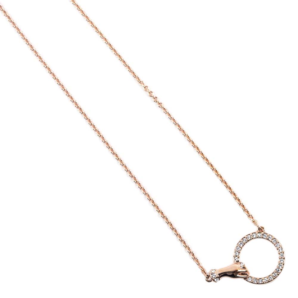 【楽天市場】スワロフスキー ネックレス SWAROVSKI レディース シンボリック クリスタルパヴェ ペンダント ローズゴールド ...