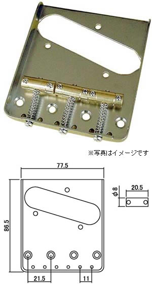【楽天市場】【パーツ】【SCUD（スカッド）】TLタイプブリッジ オールドスタイル、3wayバレルサドル(クローム) HK-23CS：楽器 ...