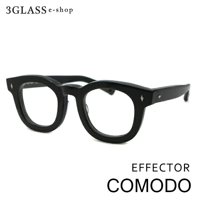 【楽天市場】EFFECTOR エフェクター COMODO コモド 1カラー ブラック フルリム ボストン メンズ レディース メガネ 眼鏡 effector comodo【店頭受取対応商品 ...