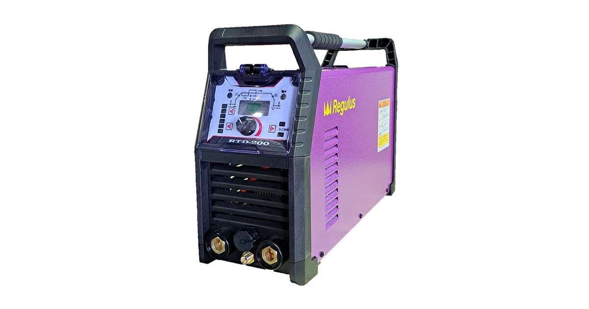 【楽天市場】Regulusレグルスインバーター直流TIG溶接機RTD-200200V・100V兼用50Hz／60Hz代引不可商品です沖縄、離島 ...