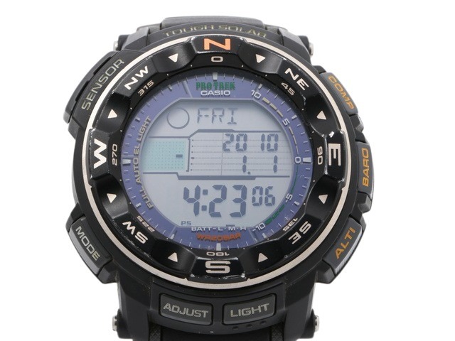 【楽天市場】CASIO カシオ 時計 プロトレック PRG-250-1 ブラック デジタル文字盤 樹脂 ステンレス メンズ デジタル ソーラー ...