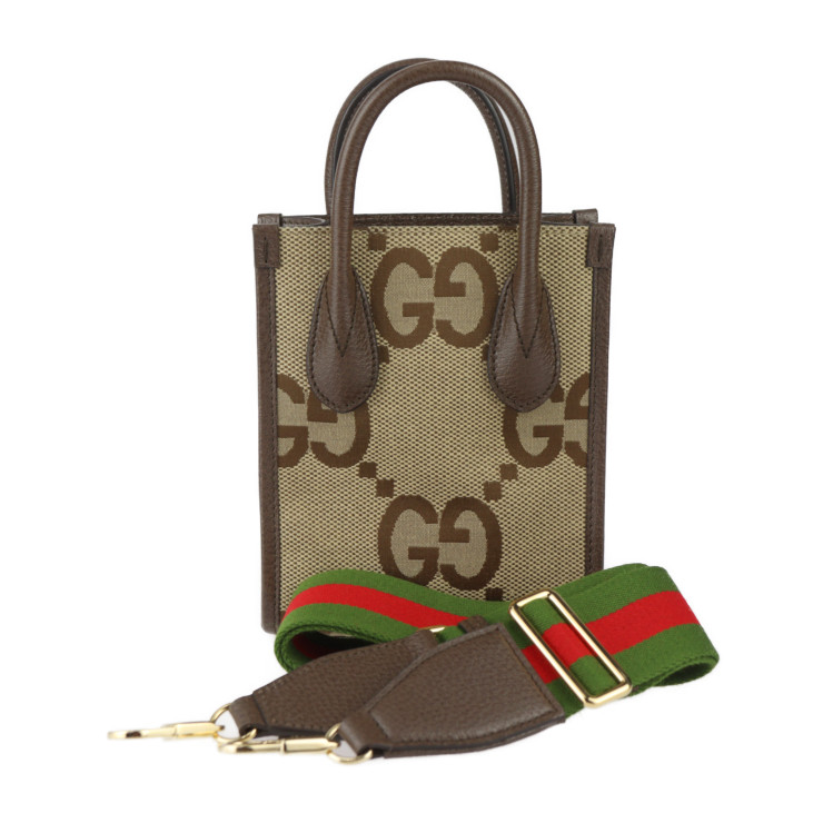 楽天市場】【未使用品】GUCCI グッチ GUCCI プリント ミニ トート