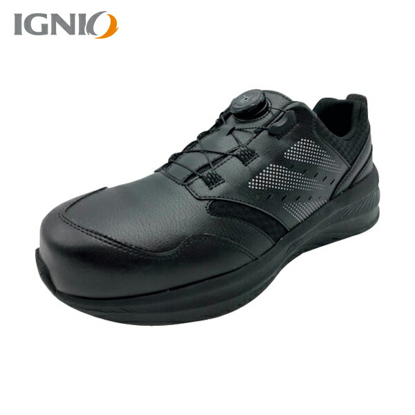 【楽天市場】IGNIO(イグニオ) ダイヤル式ワークシューズ1013 ブラック26.5cm (1足) 品番：IGS1013TGF-BK26.5：工具ランド