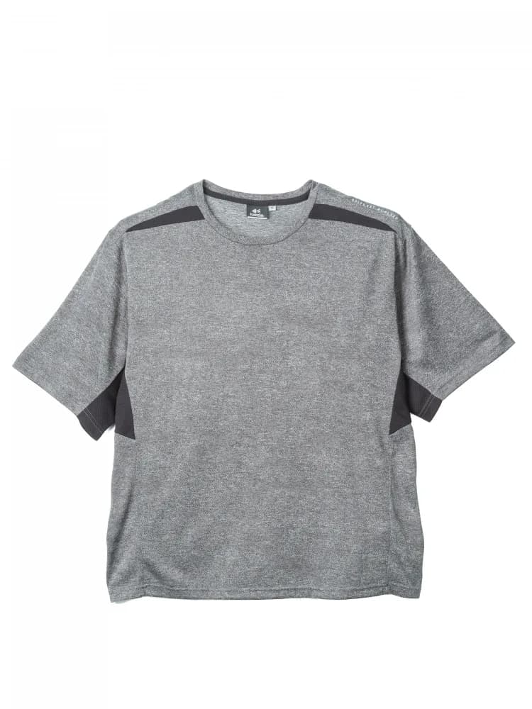 【楽天市場】メンズカジュアルインナー カット半袖クルーネッ Kaepa ジャガード半袖T ブラック 6L 3L 4L 5L ポリエステル 夏：大きいサイズの店 フォーエル