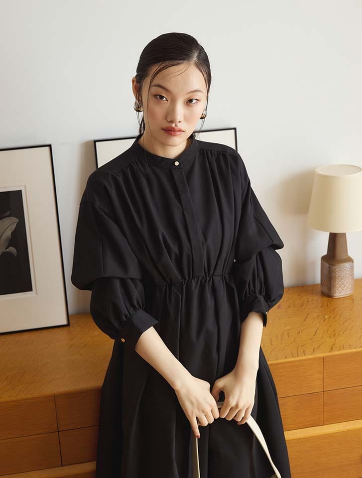 【楽天市場】フィフス fifth Edit Sheen 2wayスリーブワンピース レディース ワンピース 長袖 フレアシルエット ブラック ブラウン 20代 30代 40代【送料無料 ...