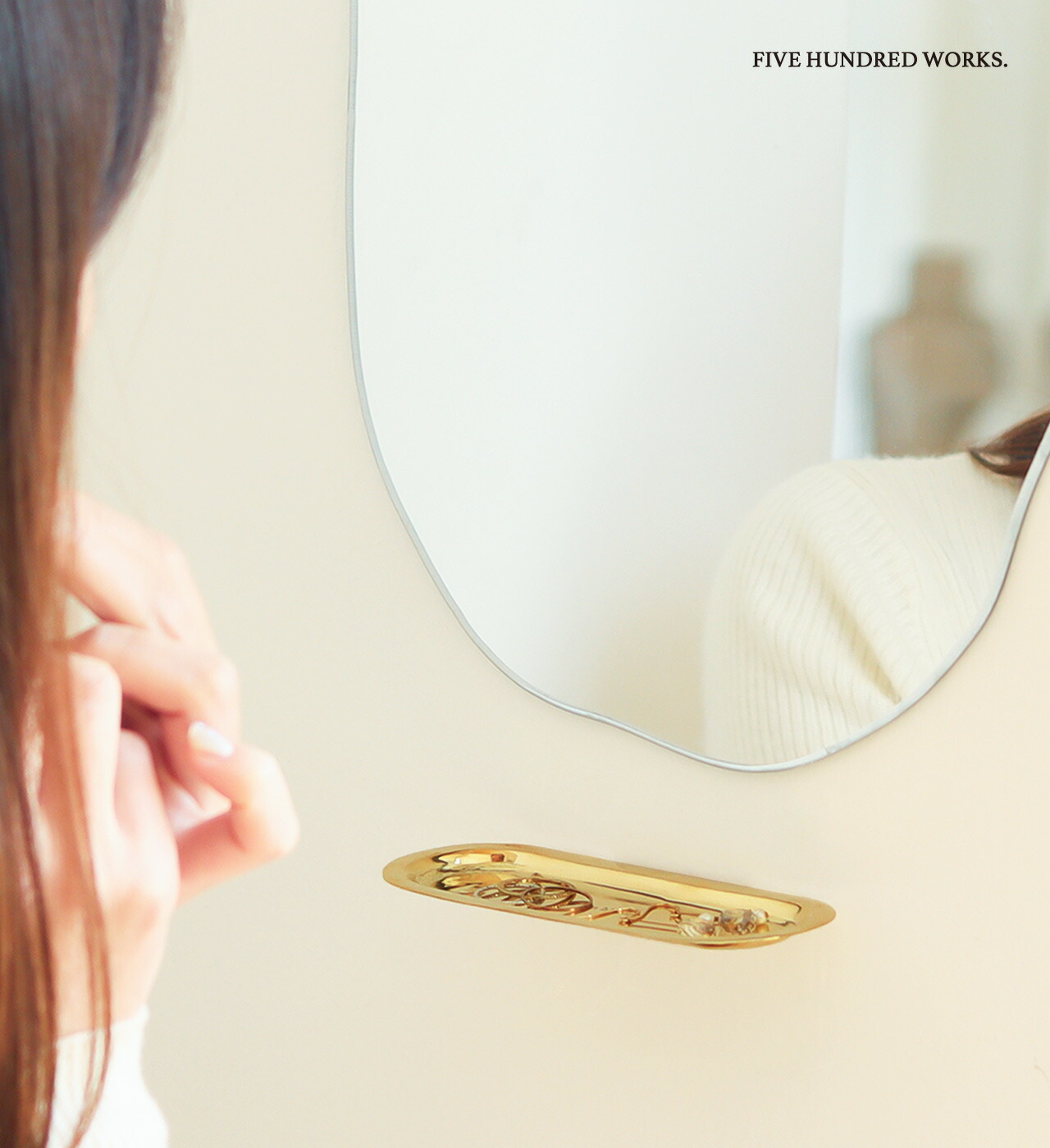 【楽天市場】【公式】インブルーム ブラスシェルフトレイ オーバル(inbloom)500WORKS.シェルフ ディスプレイ ウォール 壁掛け 飾り棚 真鍮 ブラス ゴールド アンティーク風 ...