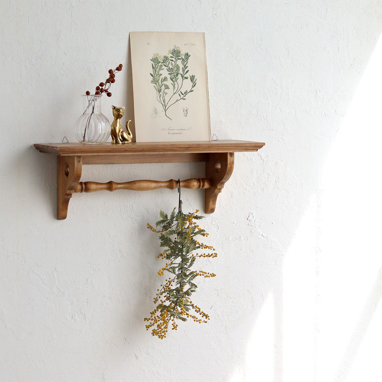 【公式】ナインマーケ パイン お札スタンドシェルフ (NEIN MARKE) 500WORKS. 神棚 お札立て シェルフ 破魔矢置き スタンド破魔矢立て 壁掛け シンプル ナチュラル 木製 ...