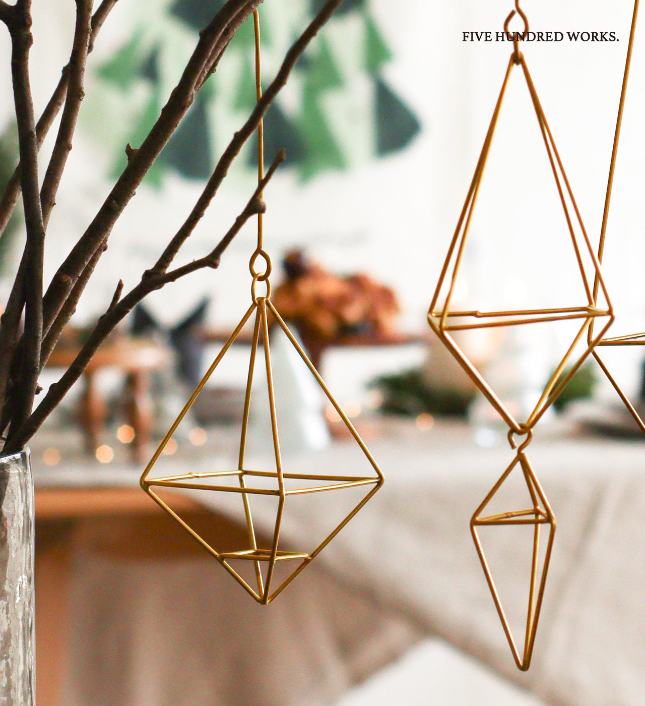 【楽天市場】【公式】ダイヤオーナメント(inbloom)500WORKSオーナメント アイアン ダイヤ ゴールド デコレーションクリスマス X'mas クリスマスツリー 飾り 装飾飾り付け 金 ...