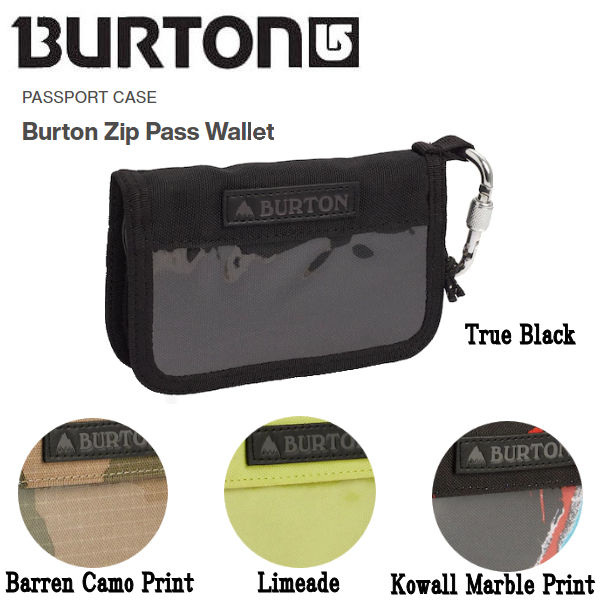 【楽天市場】【BURTON】バートン 2020/2021 Burton Zip Pass Wallet パスウォレット パスケース リフト券 ...
