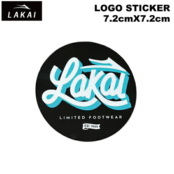 【楽天市場】【LAKAI】ラカイ Logo Sticker ロゴ ステッカー シール スケートボード ストリート 7.2cm【正規品 ...