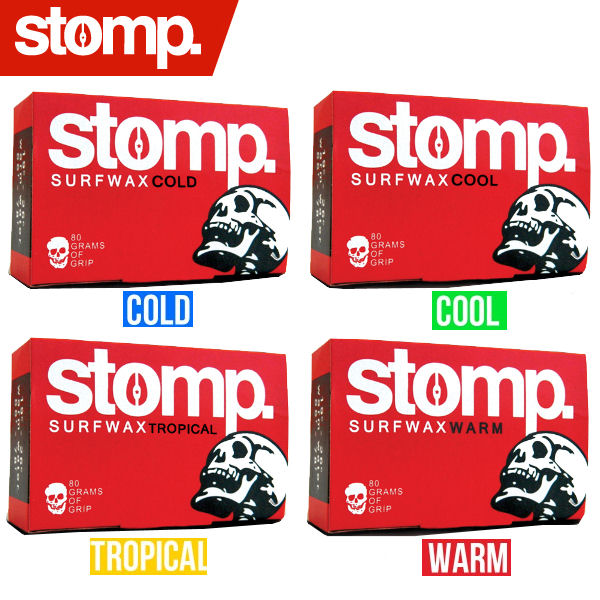 【楽天市場】STOMP SURF WAX ストンプワックス Red label サーフワックス バブルガムの香りのオリジナルハードWAX ...