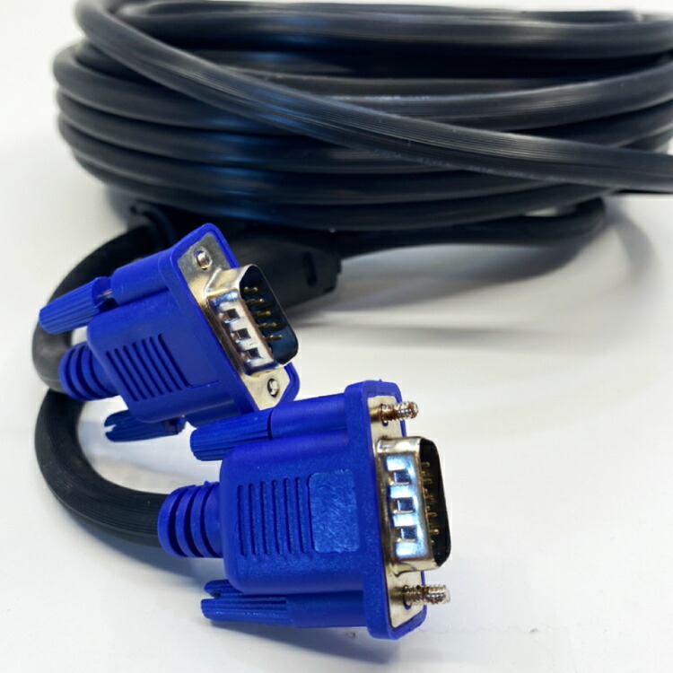 【楽天市場】VGAケーブル15m VGA D-Sub (15ピン） VGA ディスプレイケーブルオス-オス/パソコン/PC用品/モニター接続 ...