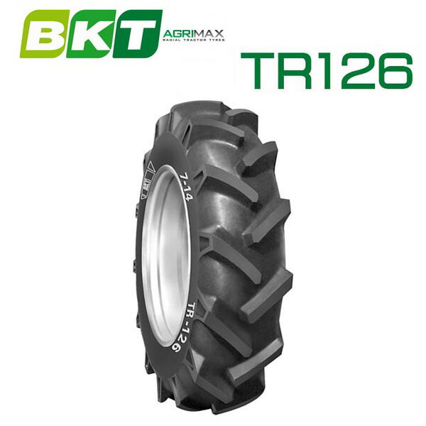 【楽天市場】【6-14】BKT Tire・TR126 トラクター用バイアスタイヤ 1本 TH5 グランフォース：6DEGREES-ONLINE