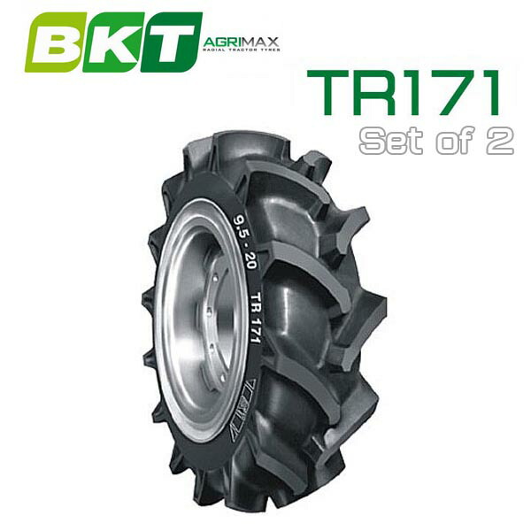 【楽天市場】【5.00-12】BKT Tire・TR171 トラクター用ハイラグタイヤ 2本セット B17X ブルスター：6DEGREES ...