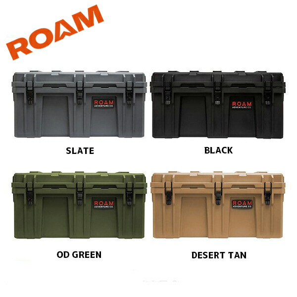 【楽天市場】ROAM ロームアドベンチャー RUGGED CASE ラギットケース 160L スレート ブラック デザートタン ODグリーン ...