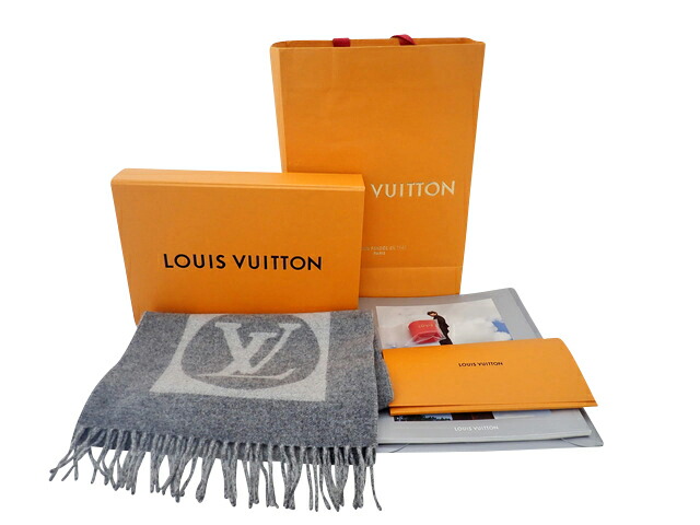 【楽天市場】LOUIS VUITTON ルイヴィトン Escharp Cardiff Scarf マフラー エシャルプ･カーディフ ...
