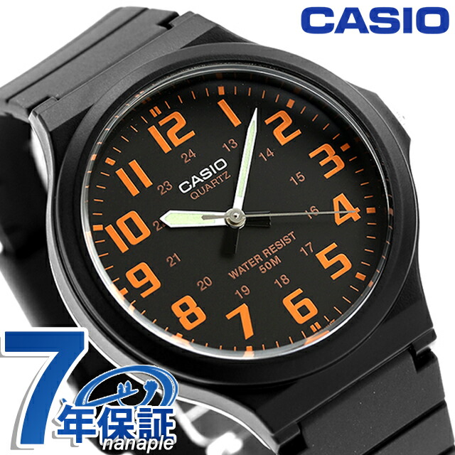 【楽天市場】カシオ CASIO MW-240-4BV スタンダード 海外モデル メンズ 腕時計 カシオ casio アナログ ブラック 黒 ...